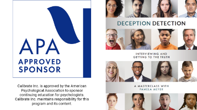 Psychologists: Deception Detection Masterclass | Continuing Education ...